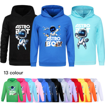 Kids Girls Boys Astro Bots Hoodie Casual Robot T-shirt Jumper Tops ...