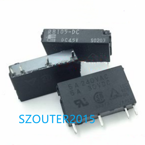 10PCS RB105-DE DC24V Relay 24V 5A 4PINS NEW | eBay