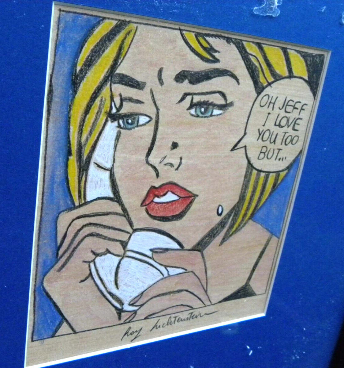 Roy Lichtenstein Oh Jeff I Love You Too But