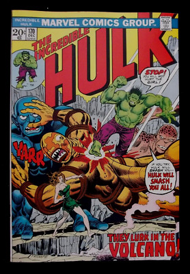 Incredible Hulk #170 VF 8.5 Herb Trimpe Art vintage marvel 1973 | eBay