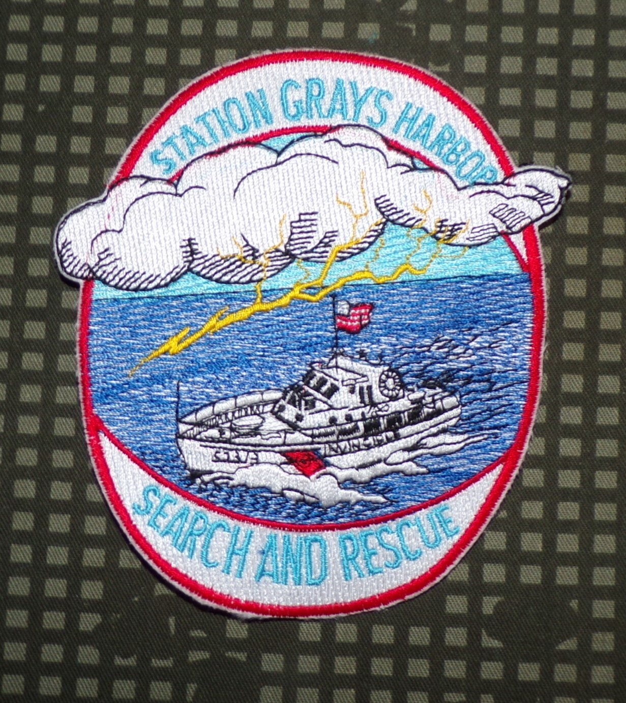 USCG US Coast Guard Station Grays Harbor Search & Rescue Patch | eBay