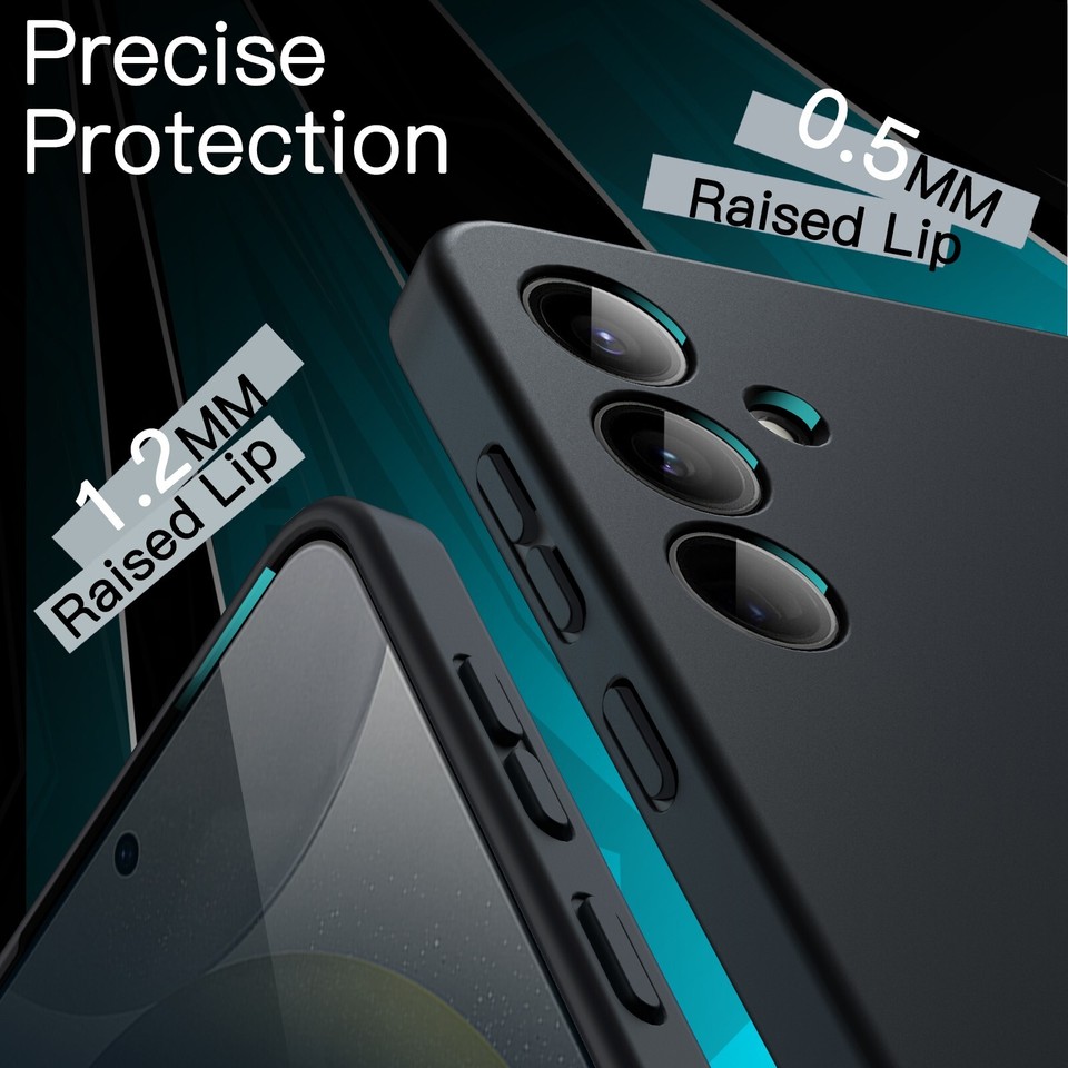 JETech Slim Fit Case for Samsung Galaxy S24 5G, Camera Lens Full ...