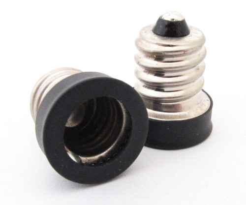 1pc E12 Male to E10 Female Base LED Light Bulb Adapter Holder Socket ...