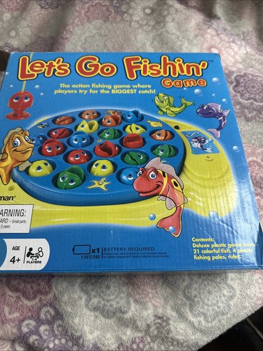 Let's Go Fishin' Game by Pressman - The Original Fast-Action Fishing ...