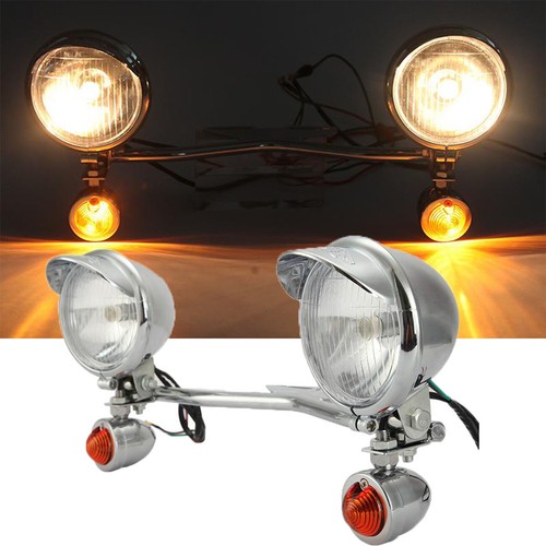 Passing Turn Signals Light Bar For Kawasaki VN Vulcan Classic Nomad ...