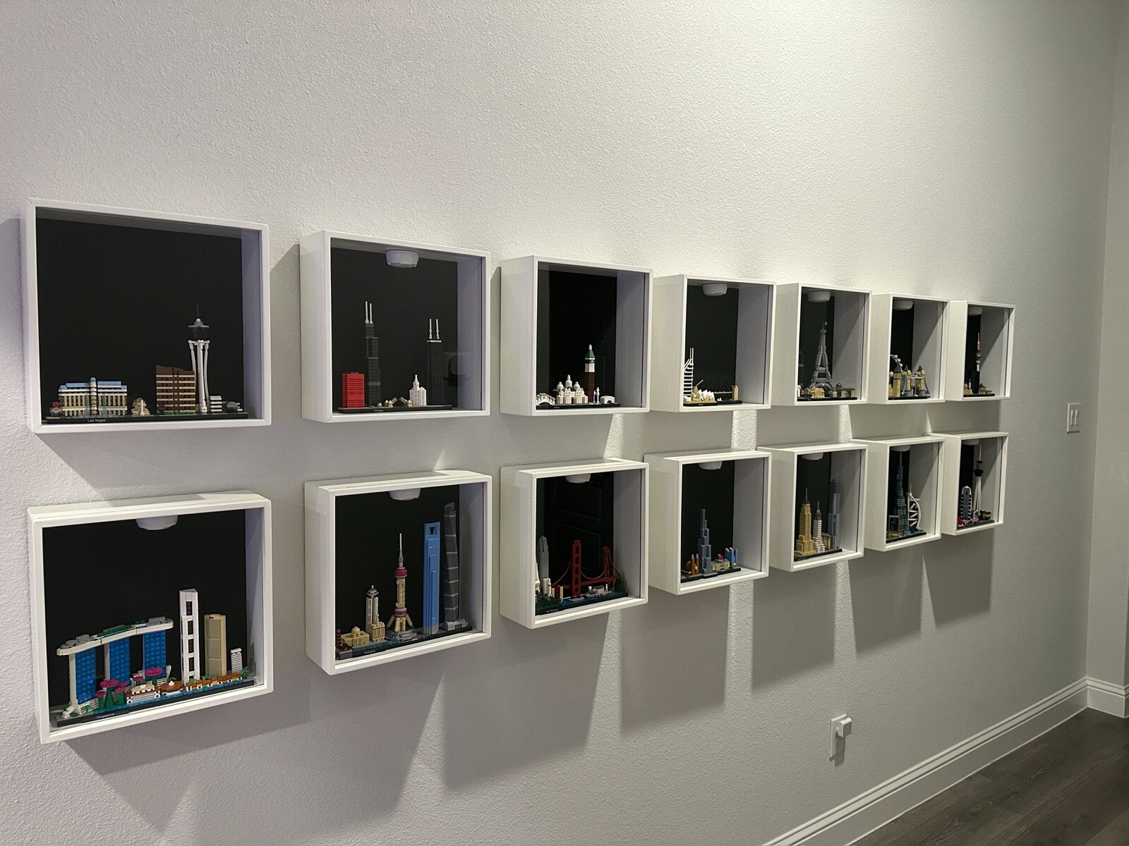 Lego Display Case/Deep Shadow Box 4in Depth with Acrylic Cover / Free ...