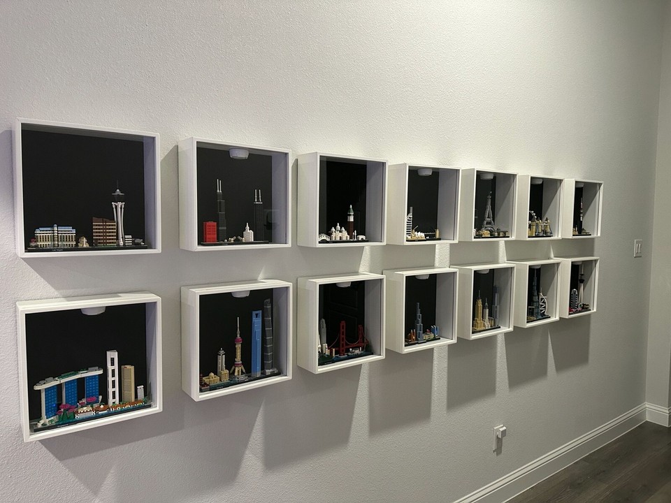 Lego Display Case/Deep Shadow Box 4in Depth with Acrylic Cover / Free ...