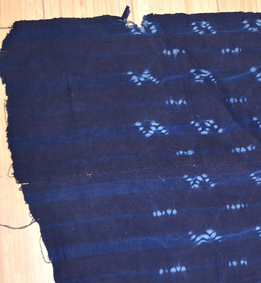 Antique Wodaabe Fulani Cloth Wrapper Indigo Fabric Embroidery Panel ...