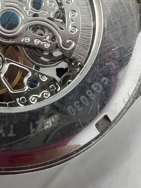 Elgin FG8030 Men's Skeleton Watch for sale online | eBay