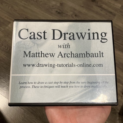 Matthew Archambault Cast Drawing DVD 4 Disc 2009 Tutorial Art Texture ...