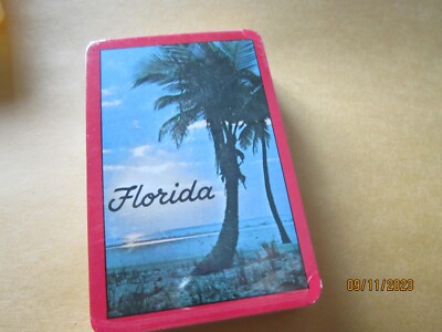 FLORIDA Playing cards sealed deck game Vintage Hong Kong plastic box | eBay