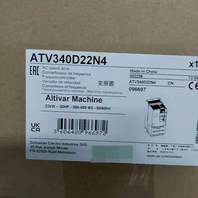 ATV340D22N4 Frequency Changer ATV340D22N4 New DHL Free Shipping | eBay
