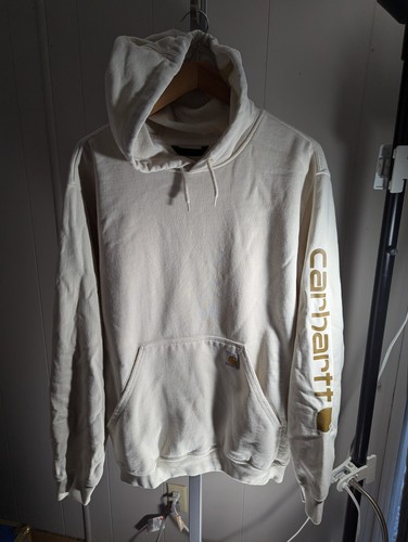Carhartt K288 Hoodie Pullover Naturally Malt Colorway Large | eBay