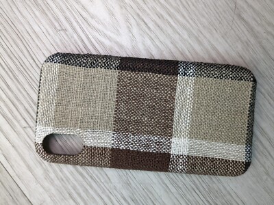 For iPhone X Cloth Fabric Hard Case Cover | eBay
