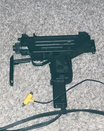 Cybergun Micro Uzi Light Gun Playstation 2&1 PS2&PS1 Controller Black ...