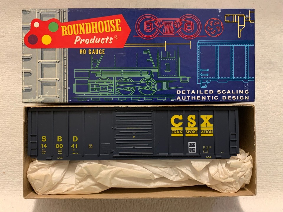 Roundhouse HO Scale Unassembled Box Car Kits (Various Roadnames and ...