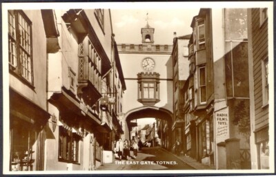 The East Gate, Totnes. Vintage Real Photo Postcard. Free UK Post | eBay