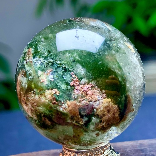 34G Natural Beautiful Higher Quality Garden Quartz Crystal Sphere ...