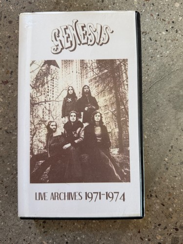 GENESIS Live Archives 1971-1974 rare VHS TAPE | eBay