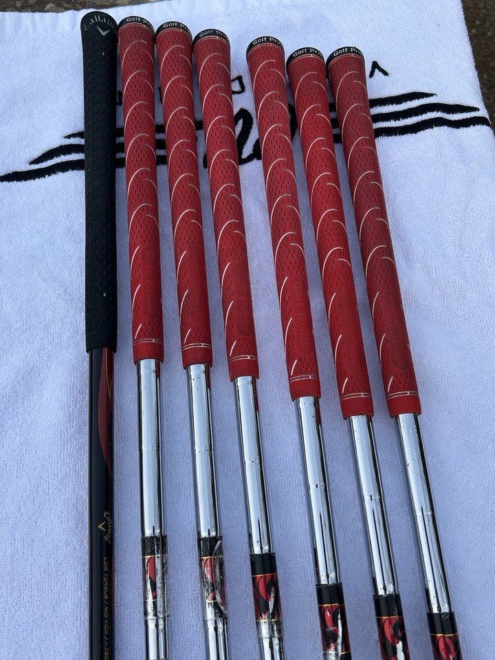 Callaway Diablo Edge Iron 5-9+PW+AW Iron Set RH Graphite steel Shafts ...