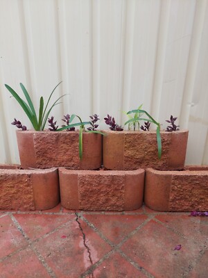 Retaining Wall Blocks - Red in Color- Approx 90 Pieces | eBay Australia