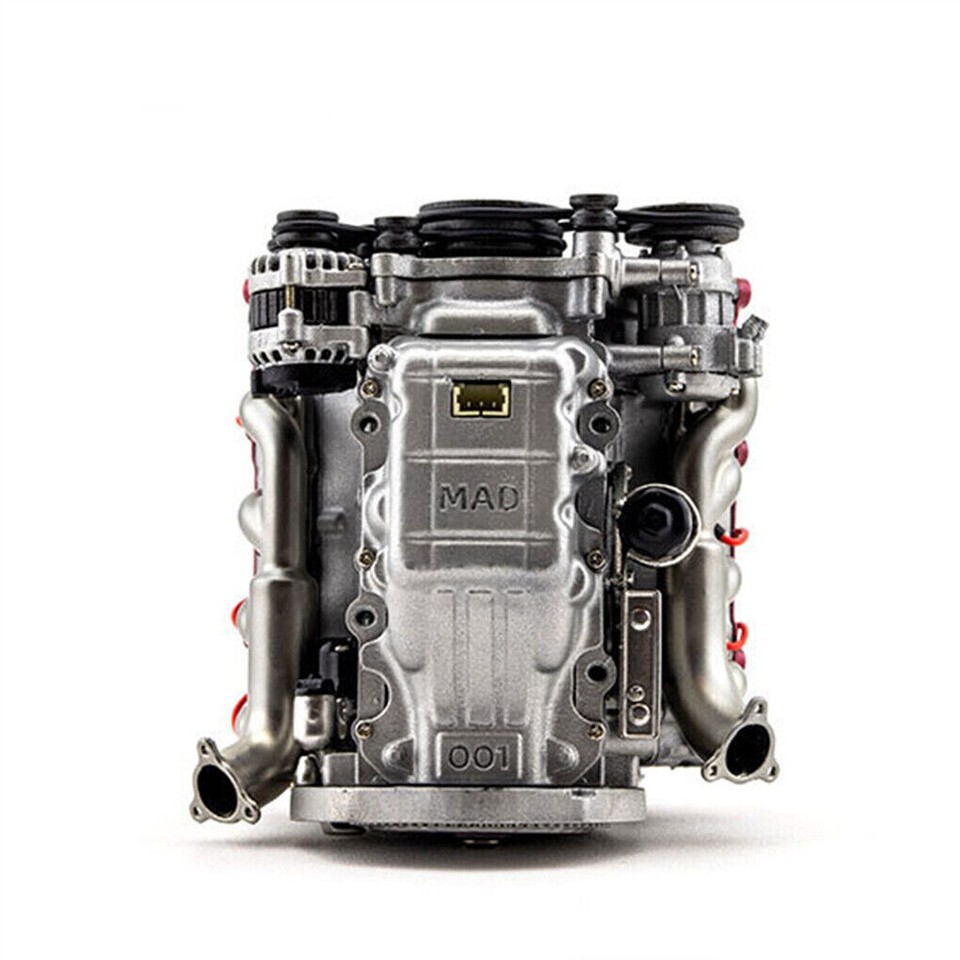 RC Dynamic V8 Engine Model DIY Assembly for AX90104 SCX10Ⅱ Capra VS4-10 ...