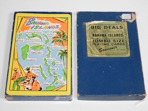 Big Deals from Bermuda Jumbo Sized Souvenir Playing Cards | eBay