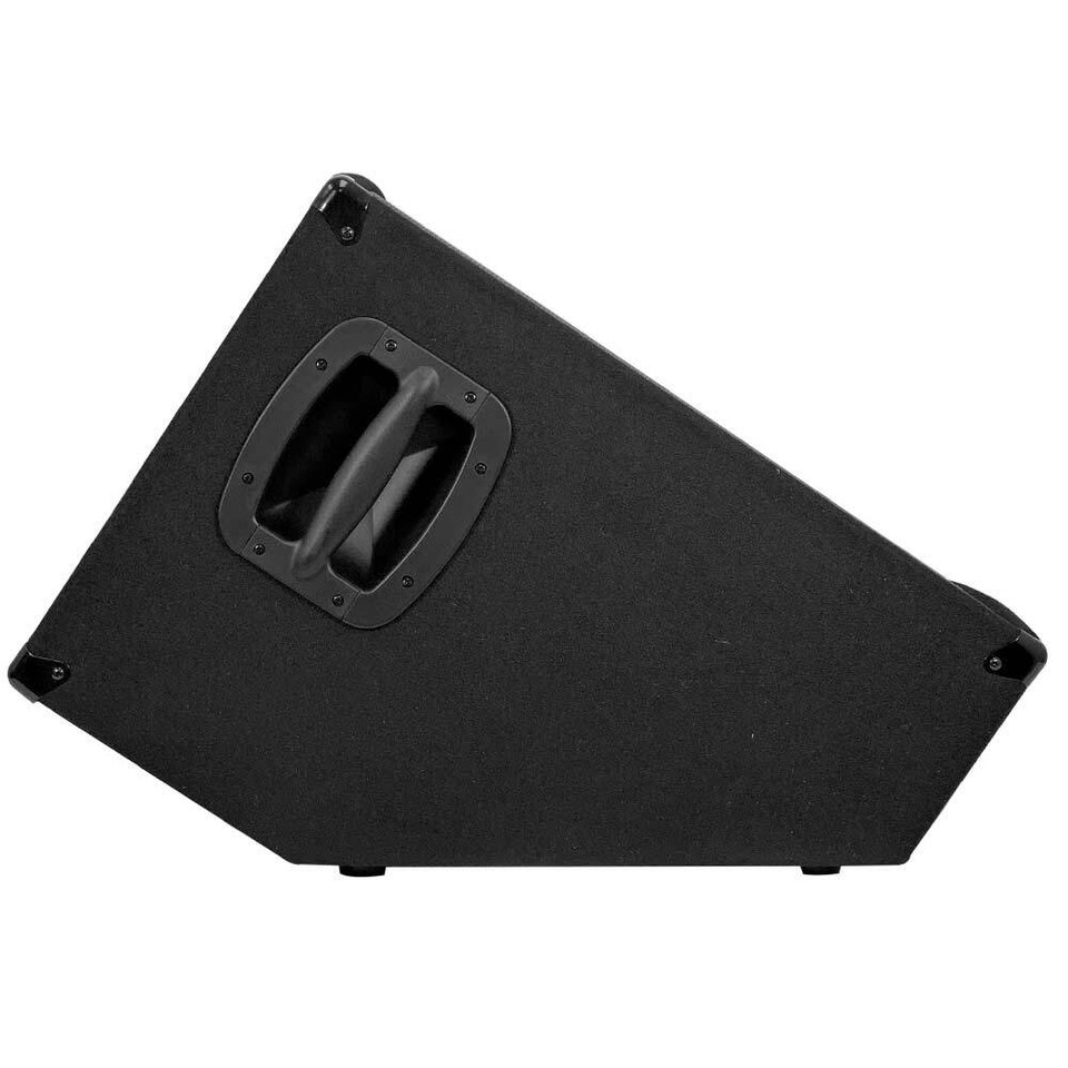 Powered 2-Way 12" Floor / Stage Monitor Wedge Style with Titanium Horn ...