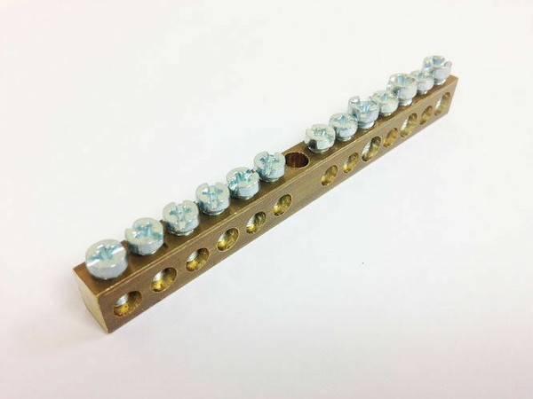 ABB 12 Way Earth/neutral Terminal Bar Connection Block for sale online ...