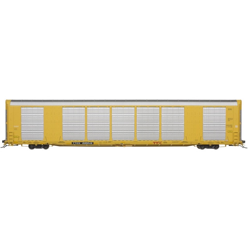 Atlas HO Scale ~ Gunderson Multi-Max Auto Rack ~ TTX Yellow ~ #697147 ...