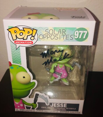 Mary Mack Jesse Voice Actor Solar Opposites #977 Signed Funko Pop PSA ...