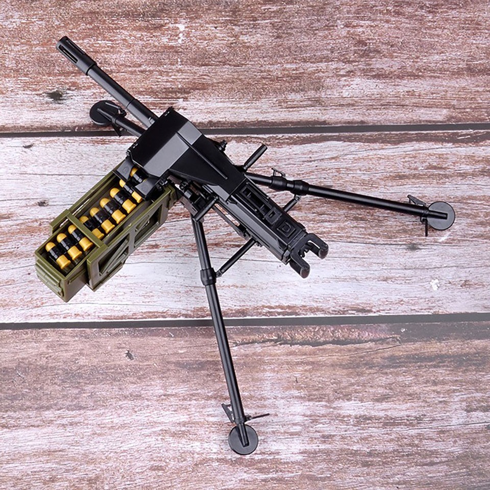 1:6 4D Unassembled Mk19 Grenade Launcher Machine Model Military Weapon ...