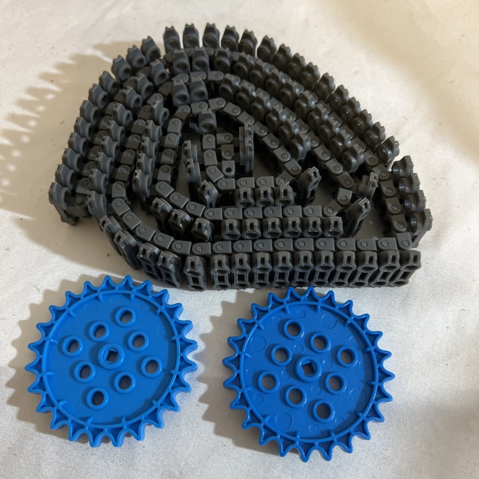 Vex IQ Tread Link Chain (100) And Sprockets (2) 24 Tooth | eBay