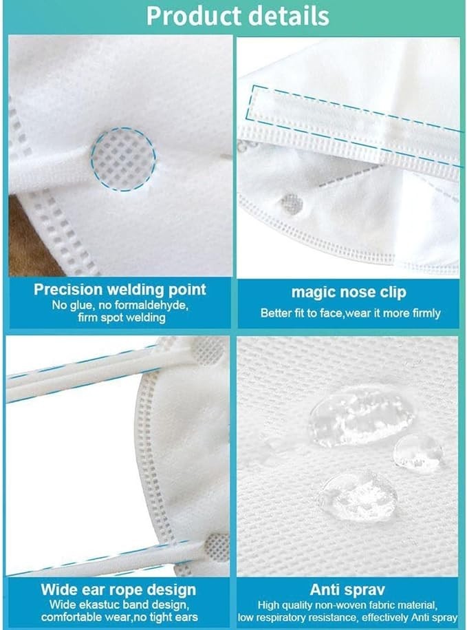 FFP3 NR N95 RESPIRATOR FACE MASK, VIRUS, POLLEN, DUST, 20 PCS EACH ...