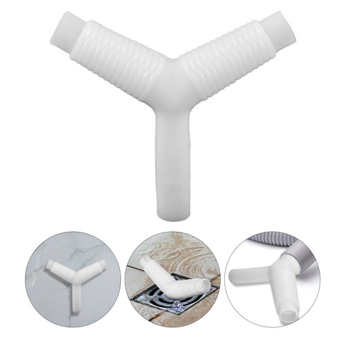 Washing Machine Floor Drain Tee Quick Connector Hose Adapter Washer | eBay