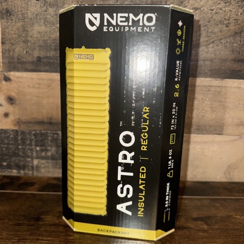 Nemo Astro Lite Lightweight Regular Sleeping Pad Air Mattress Camp ...