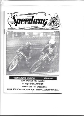 56 Vintage Speedway Magazines Vol 1 No 1 July 1983 - vol 14 no 4 winter ...