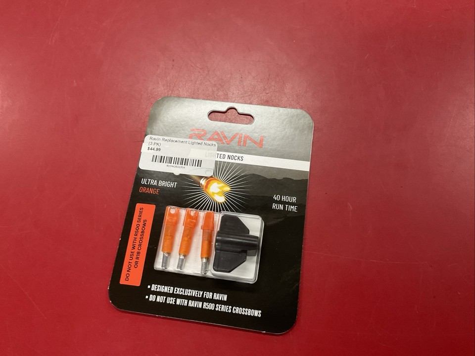 RAVIN REPLACEMENT LIGHTED NOCKS (ORANGE) | eBay