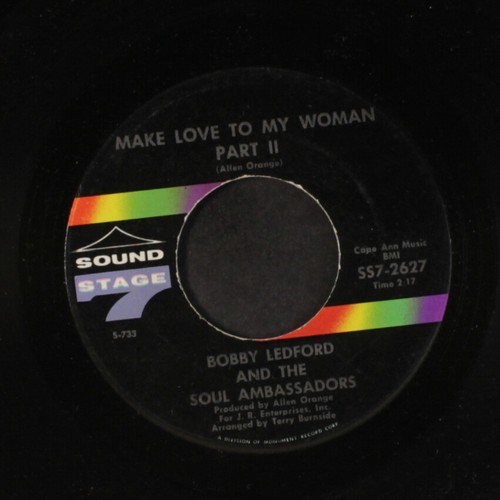 Bobby Ledford & Soul Ambassadors: Fait Love To My Woman Son Stage 7 7 ...