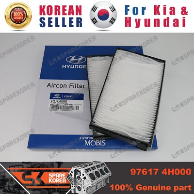 Genuine/OEM 976174H000 FILTER SET-AIR(2PCS) for Hyundai Grand Starex 07 ...