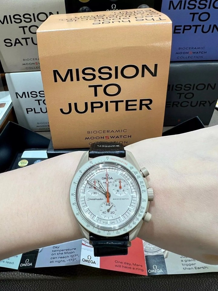NEW Swatch x Omega Moon swatch Mission To The Jupiter Watch - with Box ...