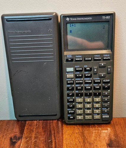 Texas Instruments TI-82 Graphing Calculator with Cover Works | eBay