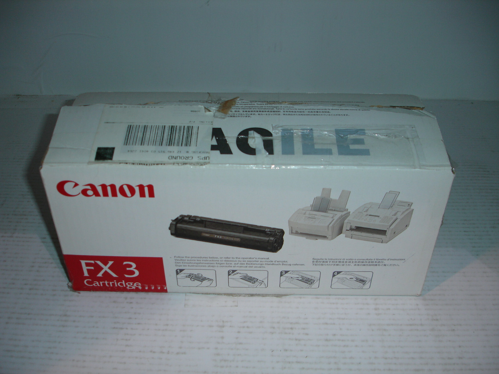 Canon CFX-L4000/LC2060 FX-3 1557A002BA ***OPEN BOX*** New FAX Toner ...