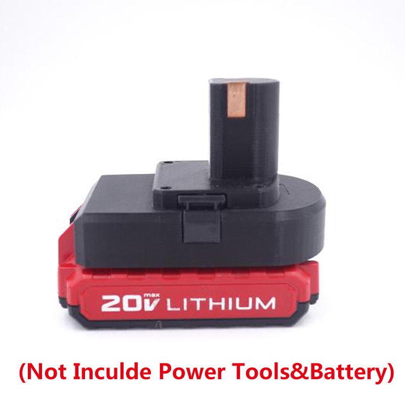 RYOBI 18V Tools Adapter Work with PORTER-CABLE 20V PCC685L/680L Li-ion ...