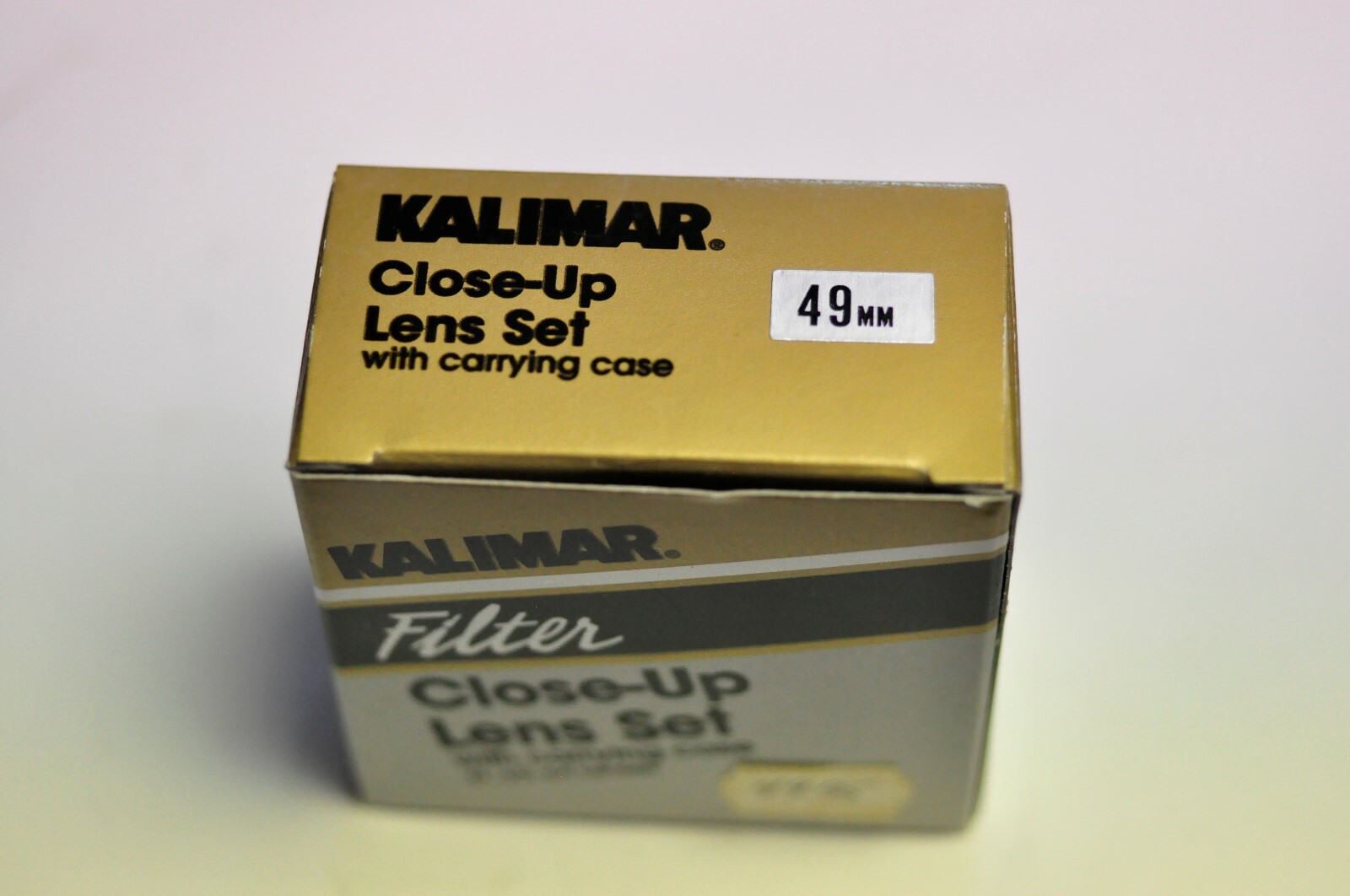 Set of three 49mm Kalimar close up lenses(#1, #2 and #4) w/case, box ...