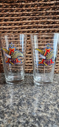 LIBBEY GLASS/ ANHEISER BUSH GLASS GREAT AMERICAN HISTORY NO CHIPS | eBay
