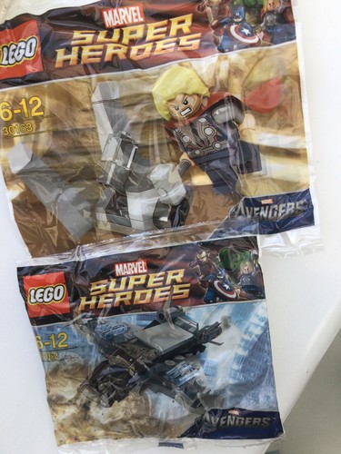 LEGO Marvel Super Heroes: Thor and the Cosmic Cube (30163) ,Quinjet ...
