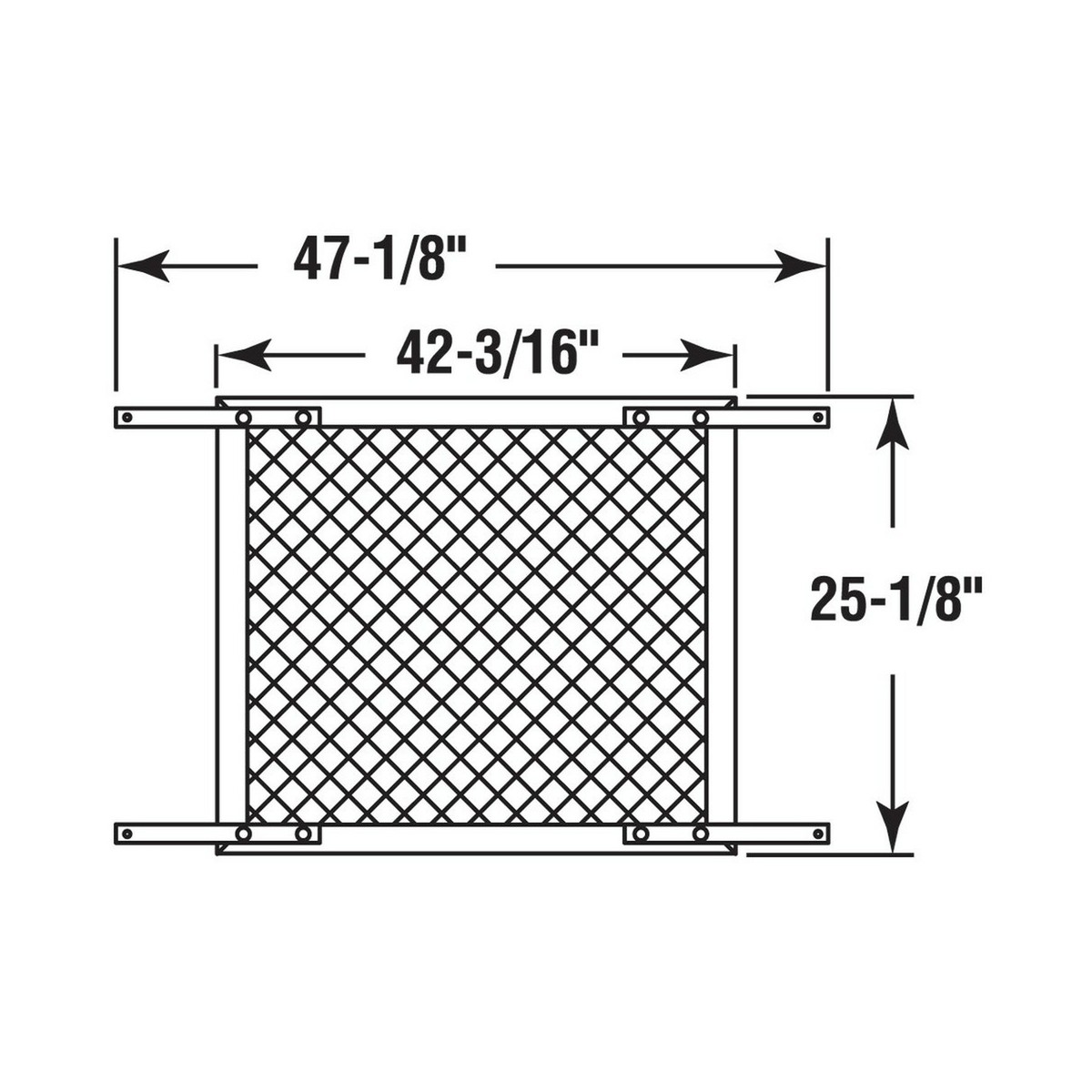 Sliding Screen Door Grille