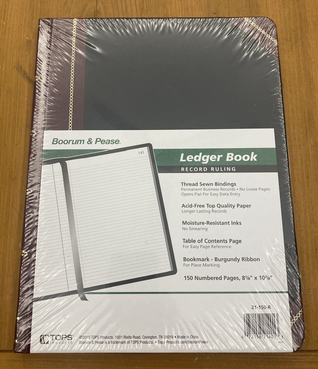 Esselte/Boorum/Pease Ledger Record Book 8 1/8" x 10 3/8" - 21150R - New ...