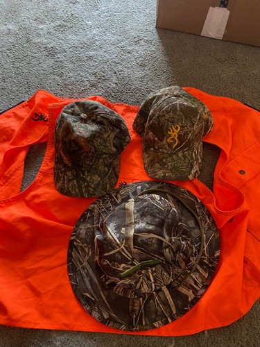 3 Camo Hats - 2 Curved Bill Hats and 1 Sun Hat | eBay